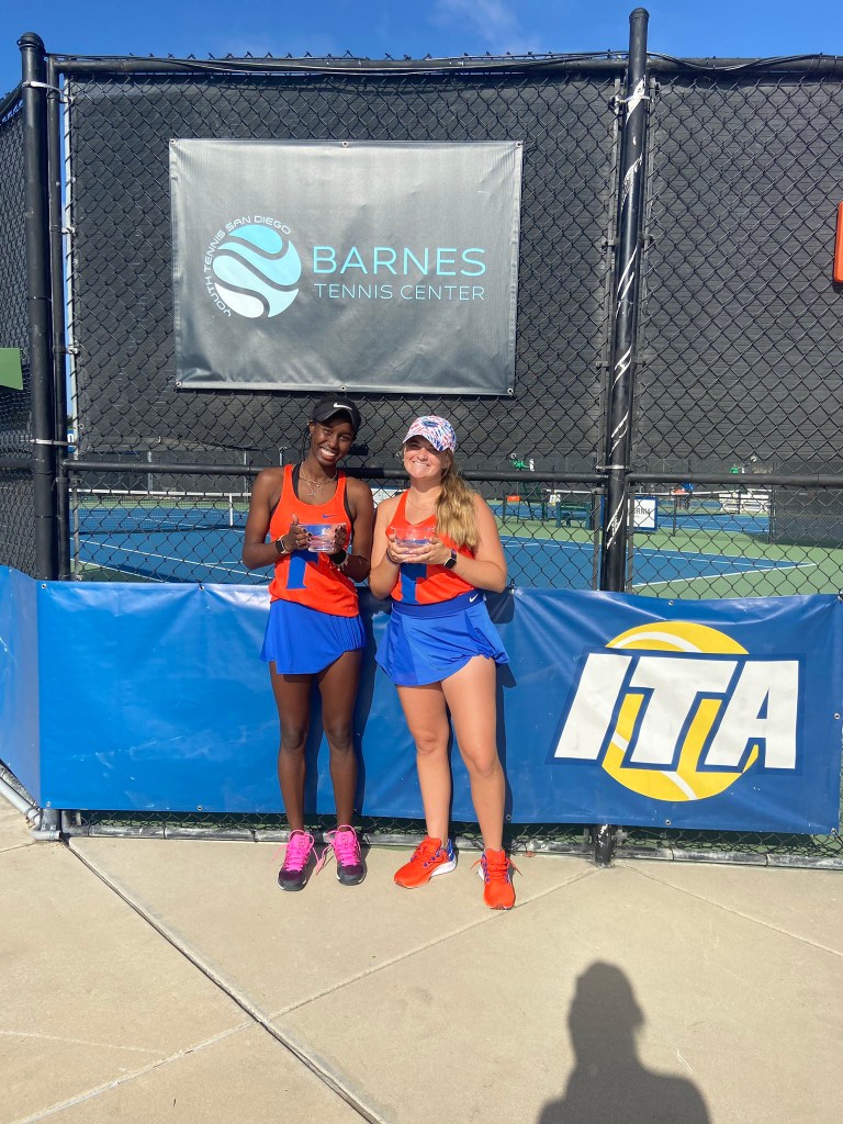 Carly Briggs and Marlee Zein win consolation title at Intercollegiate ...