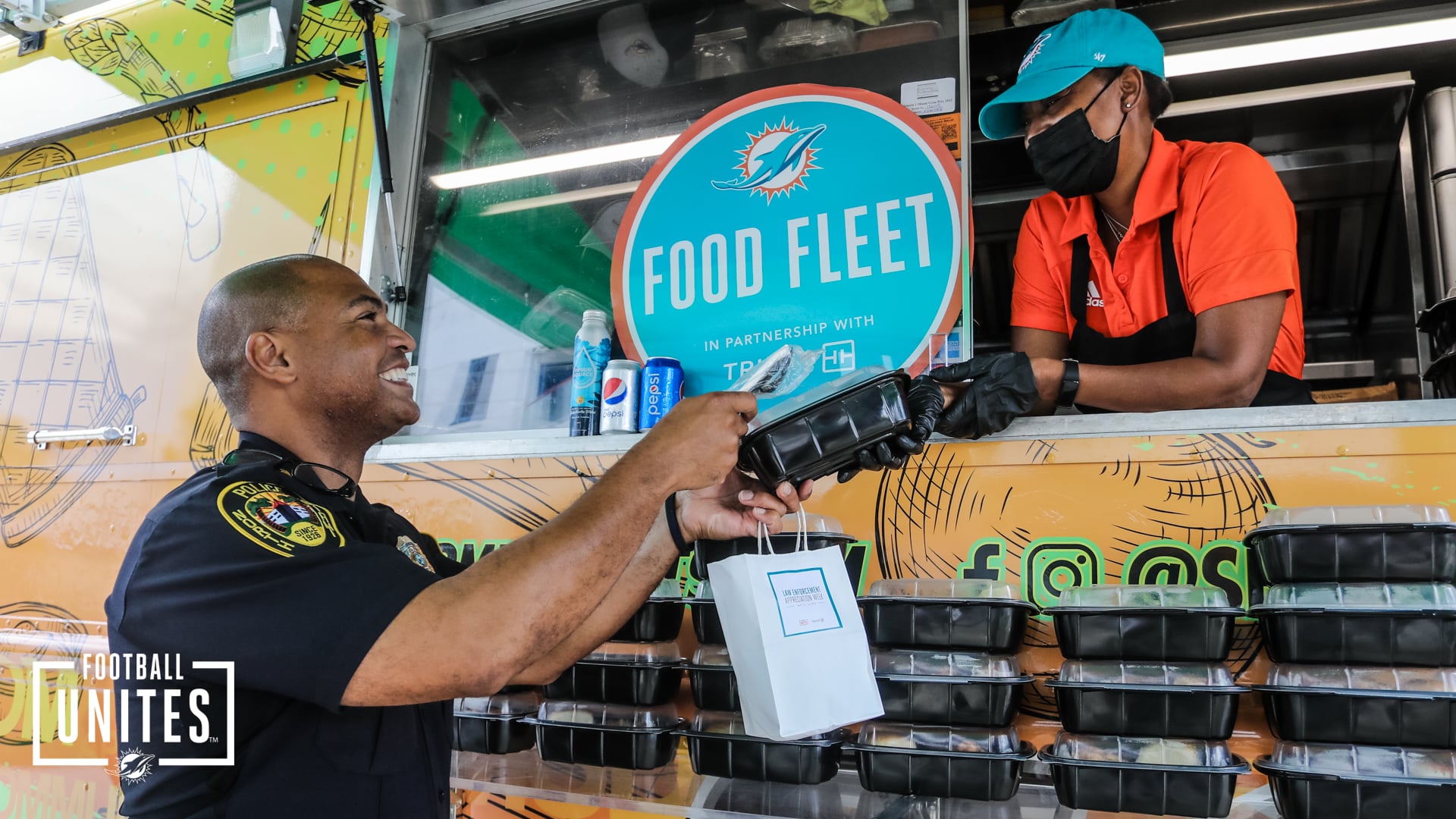 Miami Dolphins Football UNITES™ Celebrates National Police Week with ...
