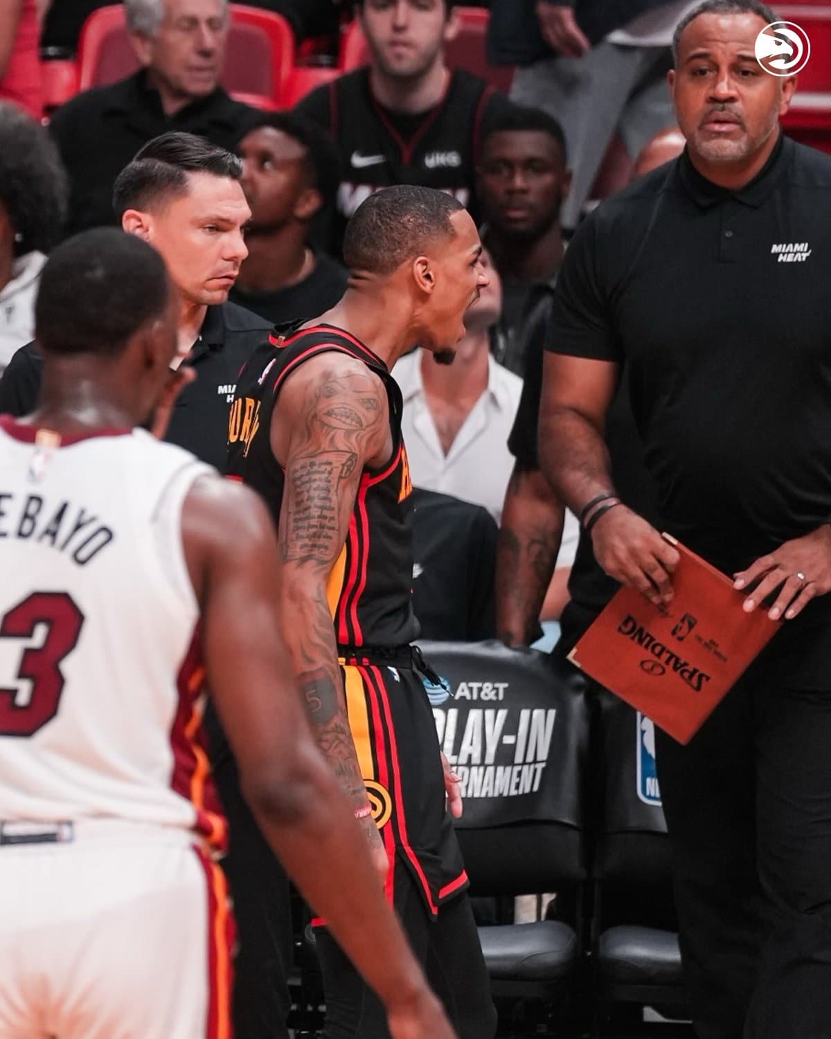 Atlanta Hawks grab No. 7 seed in East, hold off Miami Heat 116-105 in ...