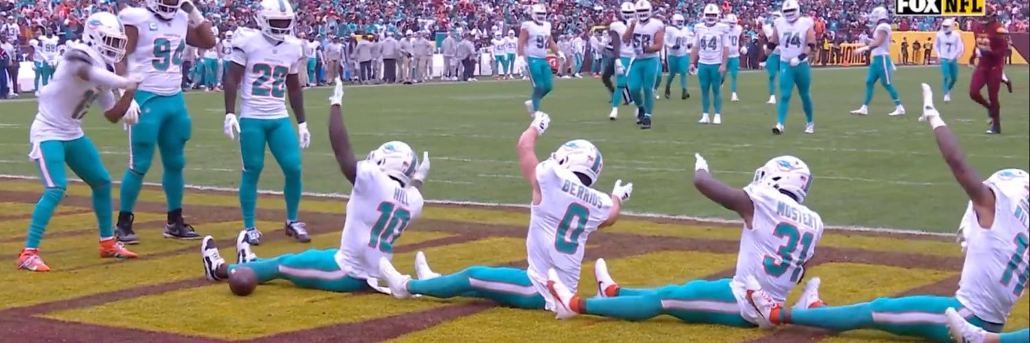 The Dolphins make me cry, Tyreek Hill scores twice as the Miami ...