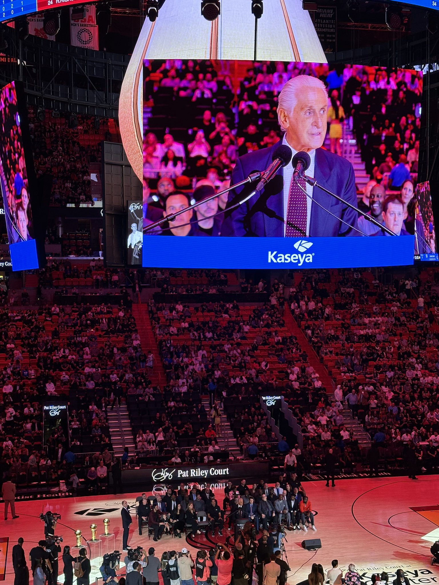Miami HEAT officially announces the inauguration of the 'Pat Riley ...