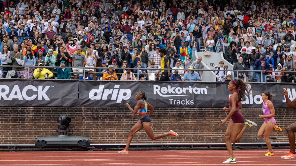 Eleven track records at Franklin Field were broken on the first day of ...