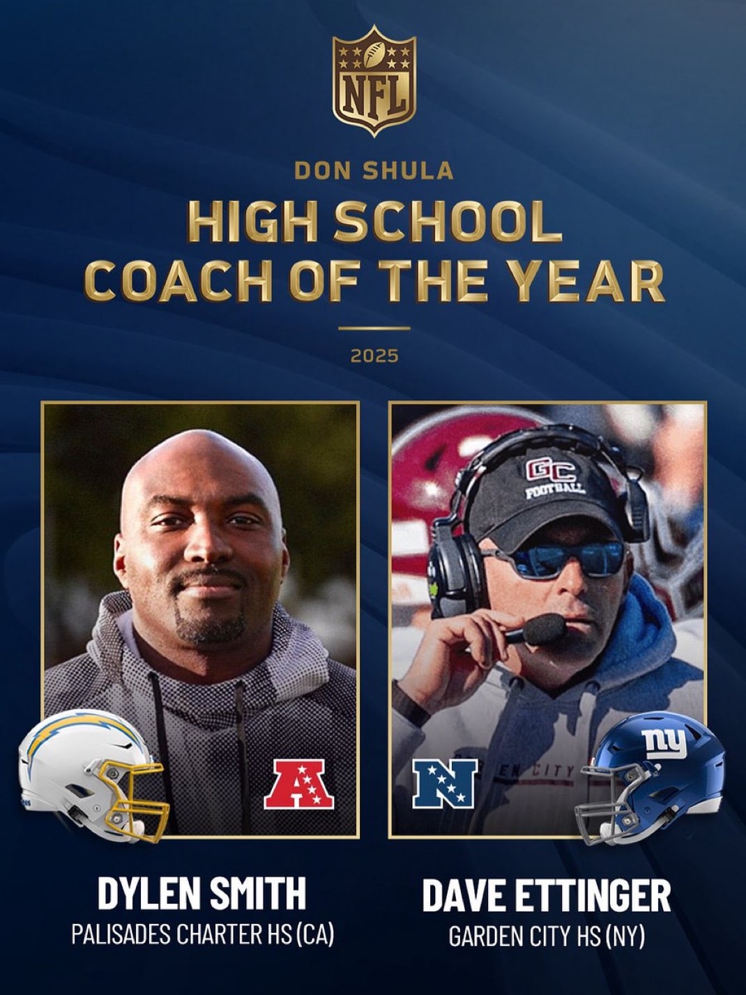NFL Announces the 2025 Don Shula High School Coaches of the Year ...